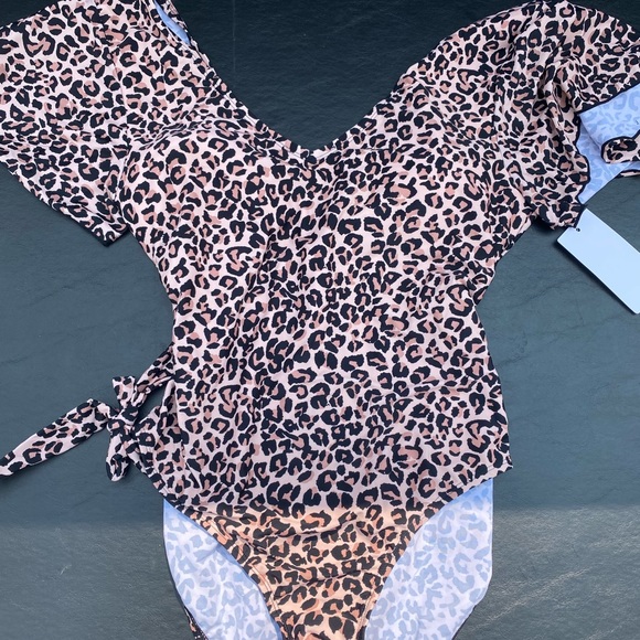Swim | Leopard Print Onepiece Swimsuit | Poshmark
